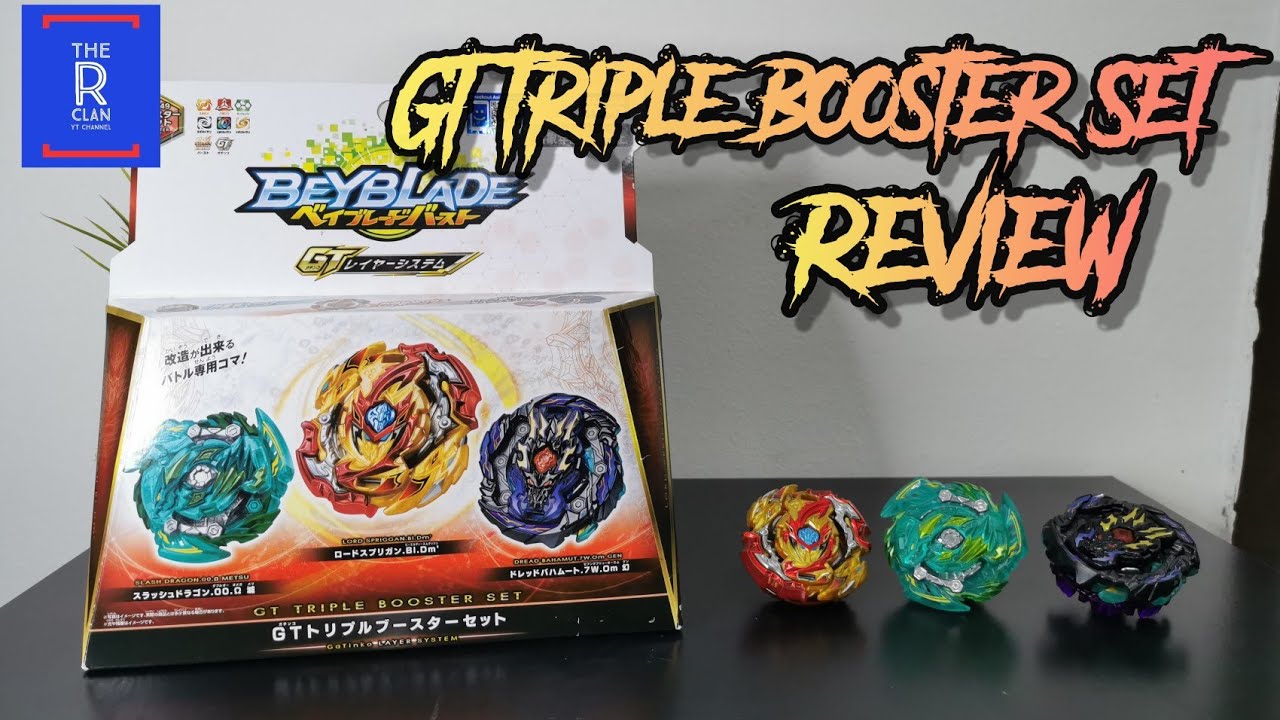 GT TRIPLE BOOSTER SET, Beyblade peram dah keluar... - YouTube