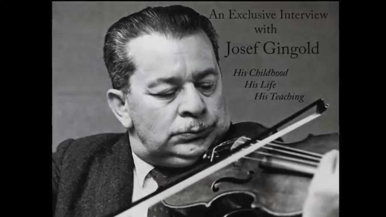 Josef Gingold Interview - YouTube
