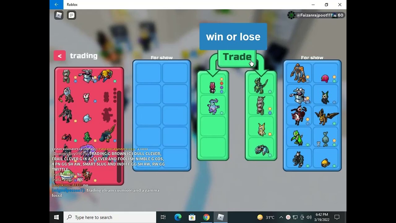 Trading my gamma rainbow wisp wiki wiki and gsa xmas craytal - YouTube