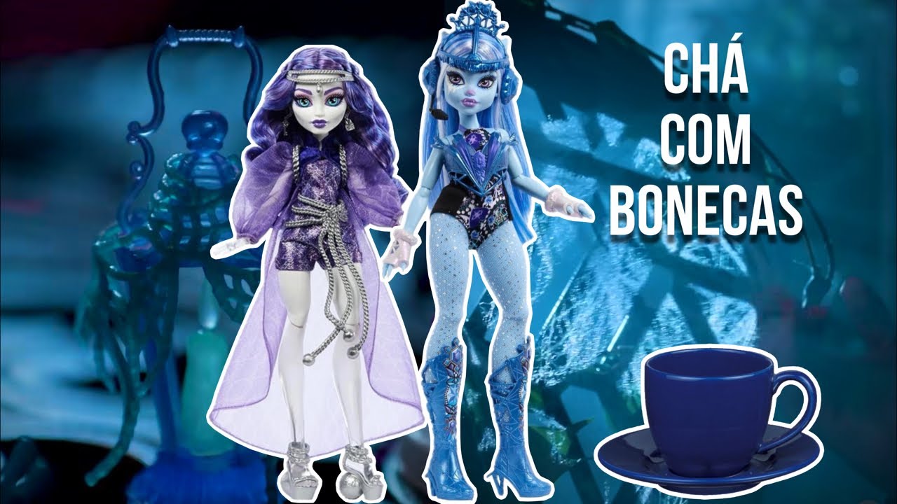 Chá com bonecas| Monster High: Skulltimate Secrets, Spectra, Jinafire ...