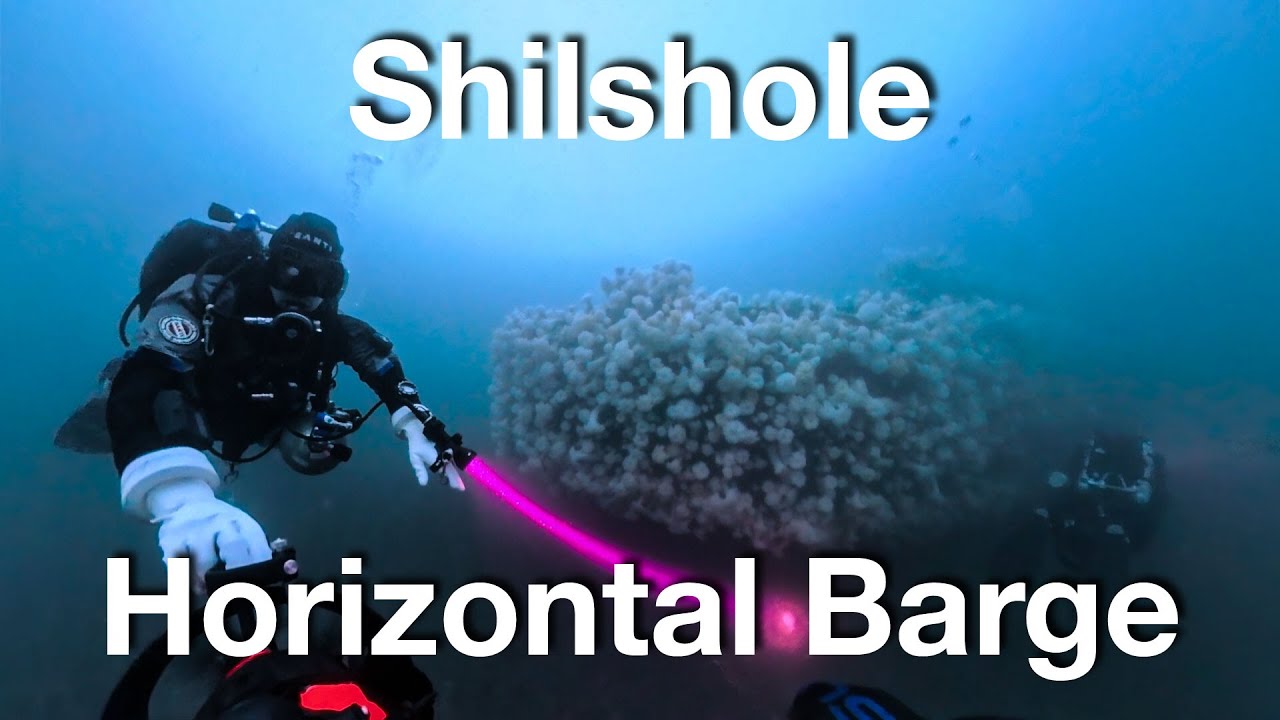 Diving the Shilshole Horizontal (Deep) Barge #diving - YouTube