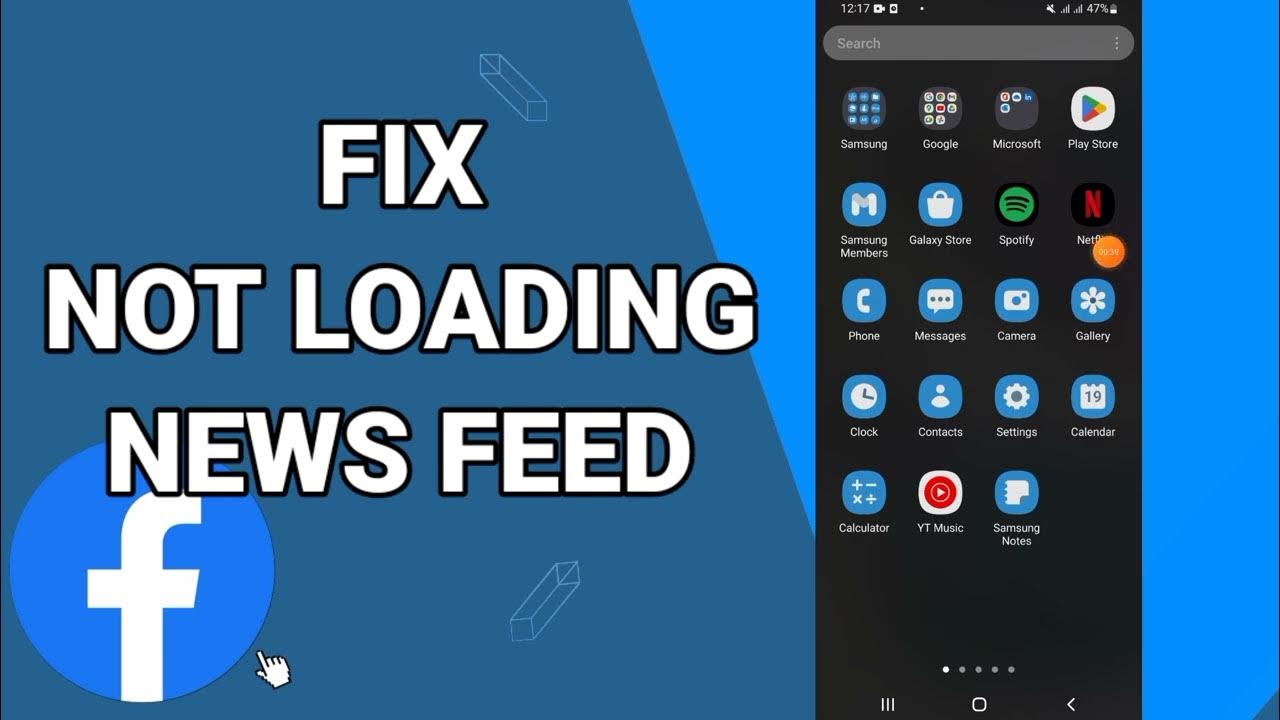 How To Fix And Solve Facebook Not Loading News Feed - YouTube