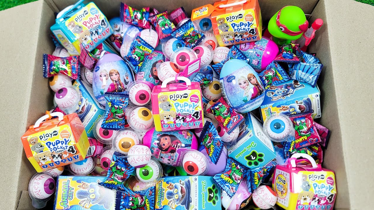 Full Box Of Surprise Egg, Ice Cream Gummy, Melody Lollipop, Discover ...