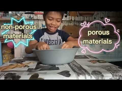 POROUS AND NON POROUS MATERIALS - YouTube