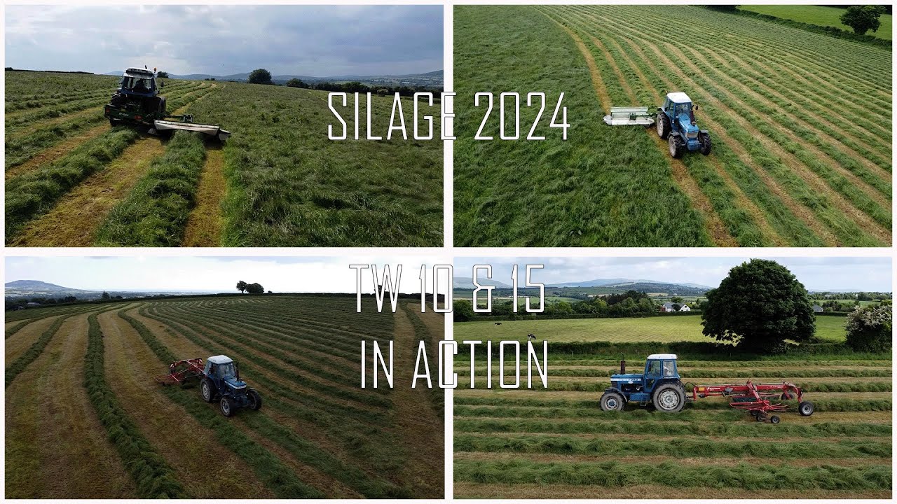 SILAGE 2024 / TW 15 MOWING & TW 10 RAKING - YouTube