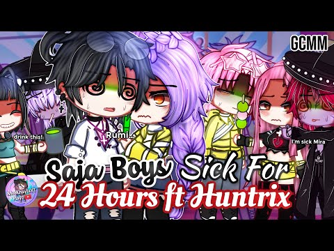 SAJA Boys Sick For 24 Hours ft. HUNTRIX | KPOP Demon Hunters | GLMM / GCMM | Gacha Club Mini Movie
