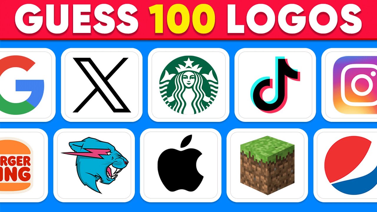 Guess The Logo in 3 Seconds | Easy, Medium, Hard, Extra Hard | Logo ...