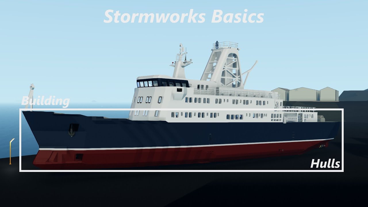 Basics of Building Hulls in Stormworks - YouTube