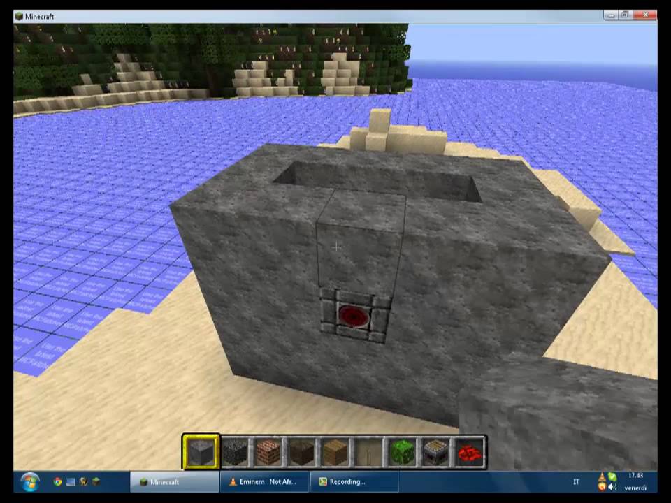 Come Costruire una fontana automatica su Minecraft - YouTube