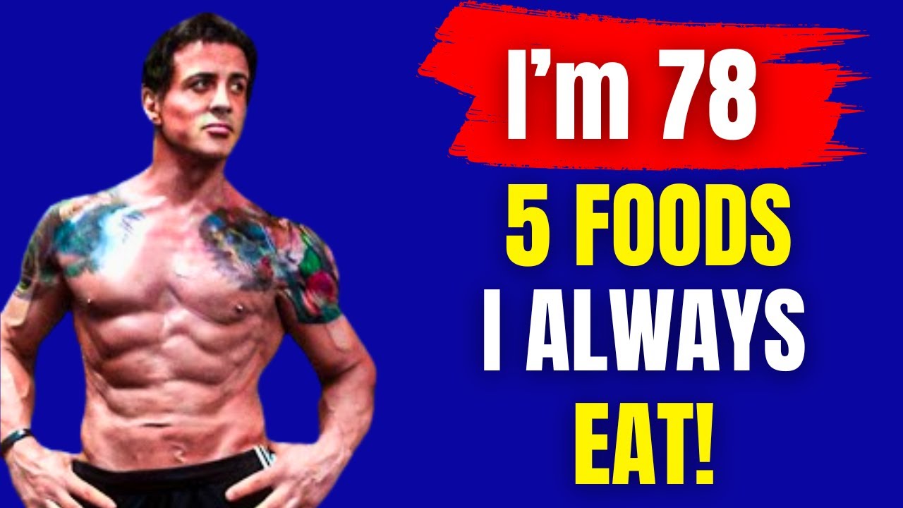 Sylvester Stallone (78) still looks 39 🔥 I EAT 5 FOODS & Don't Get Old ...