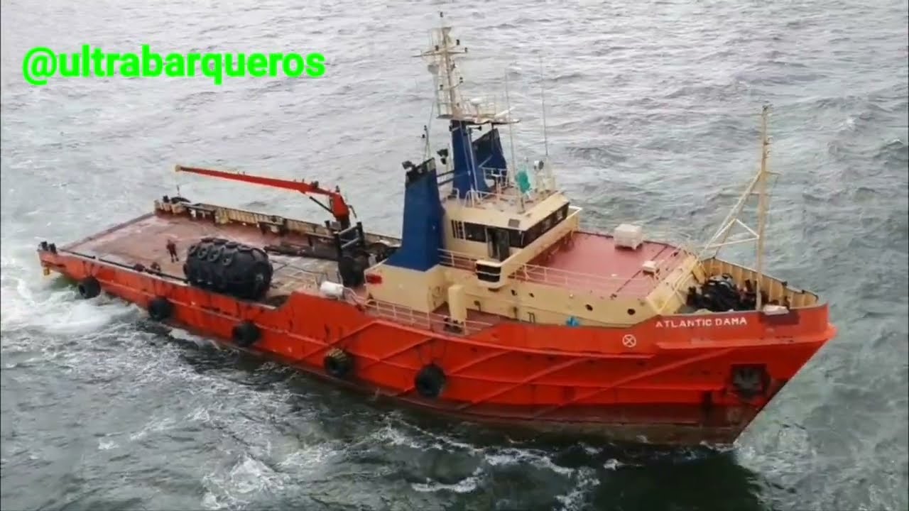 #Tug "ATLANTIC DAMA"/ #CrudeOilTanker Ship "CABO PILAR"/ Disembarking ...