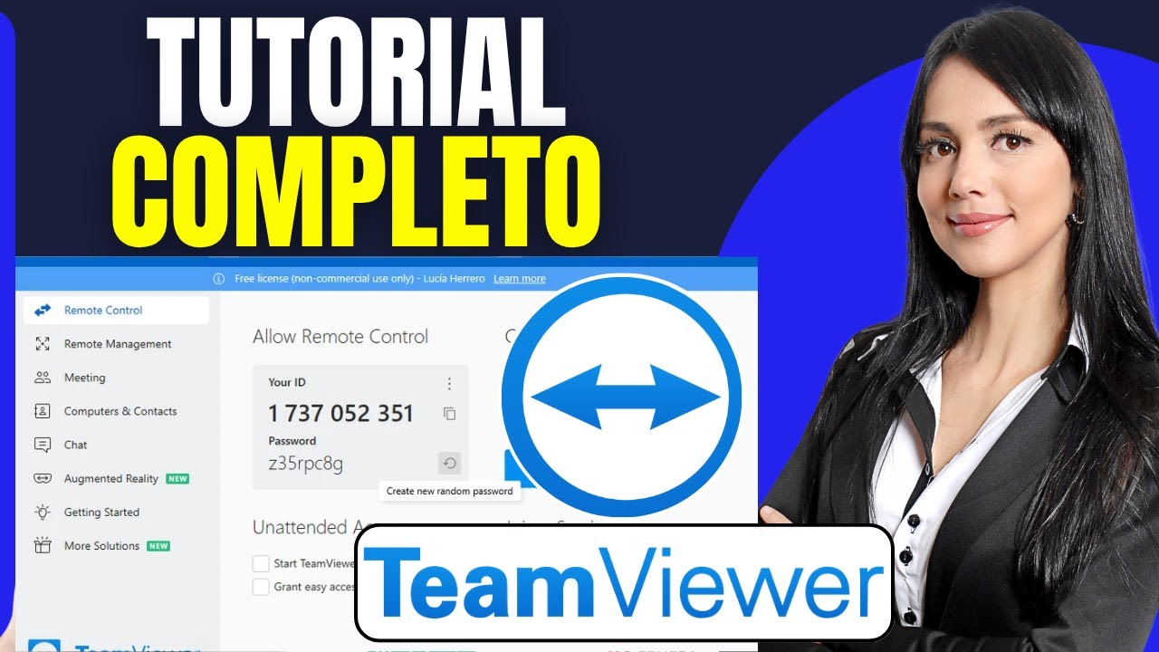 Teamviewer Como Funciona | Teamviewer Côme Usar (Nuevo 2025) - YouTube