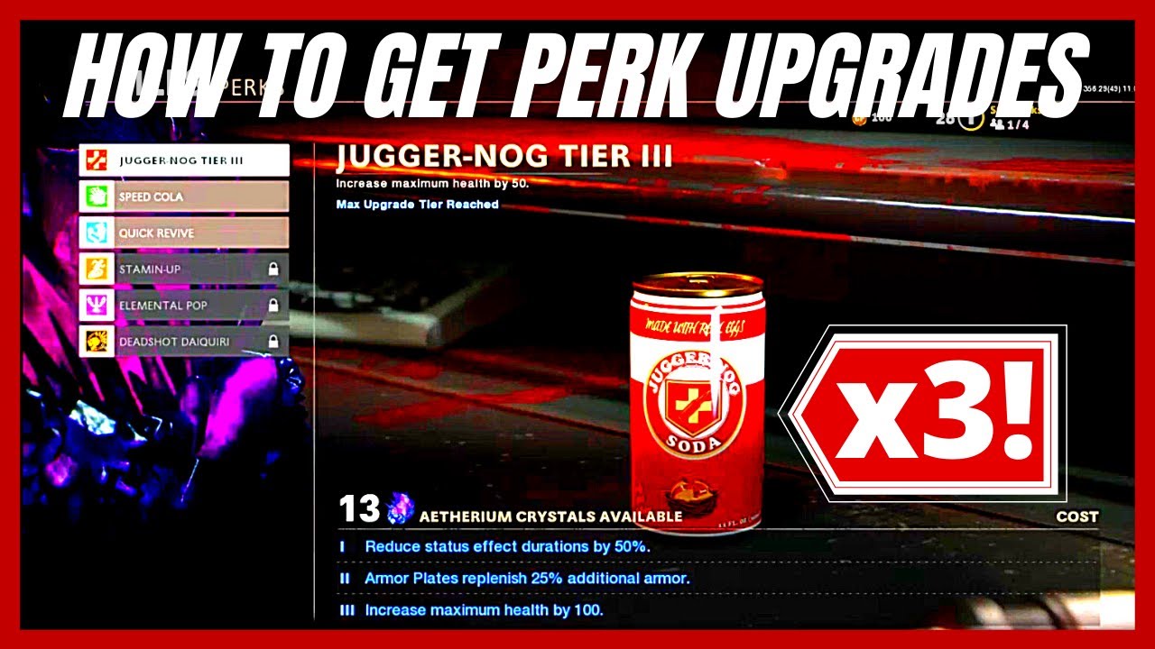 HOW TO PERMANENTLY UPGRADE PERKS | 2 BONUS TROPHY GUIDES | Cold War ...