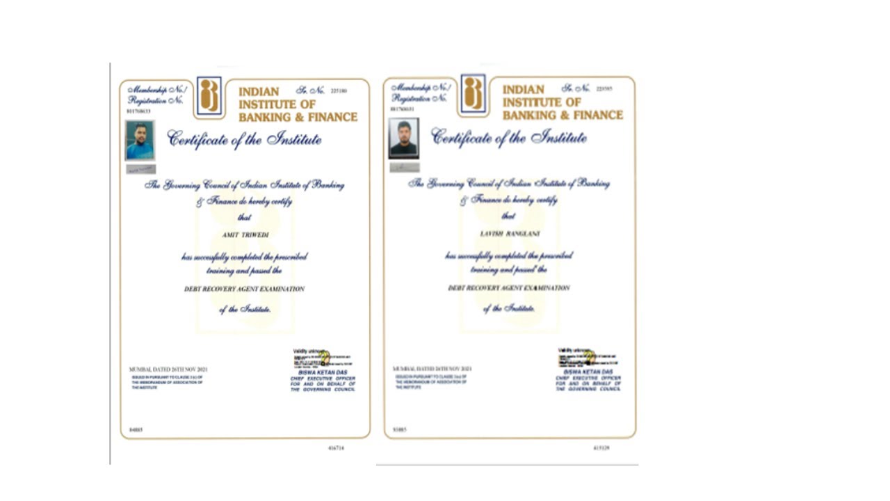 Dra certificate format - YouTube