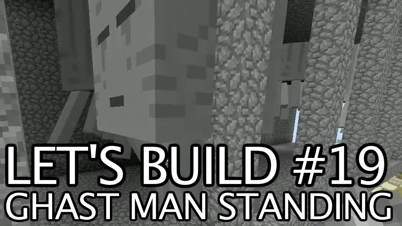 Let's Build in Minecraft - Ghast Man Standing - YouTube