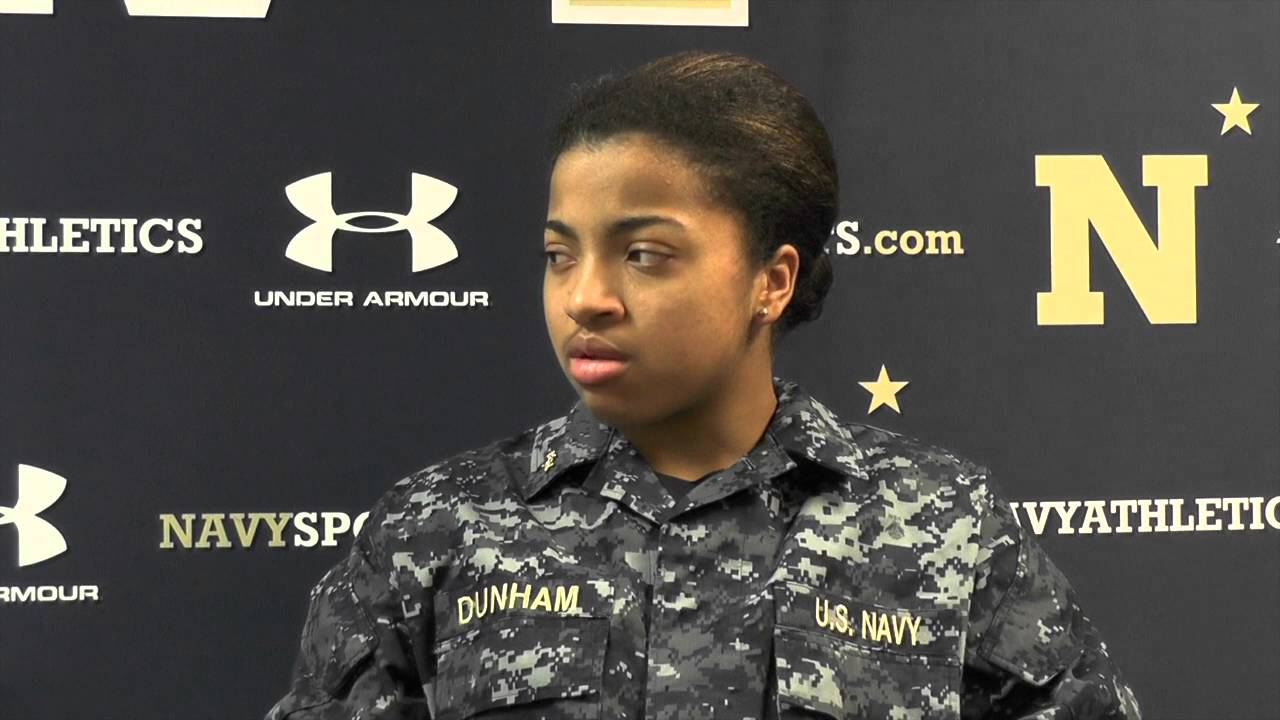 Navy Sports Magazine - Women's Basketball Taylor Dunham (2-9-16) - YouTube