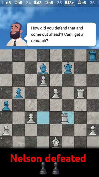 Nelson defeated ||chess tricks|| #chess #chesstricks @themagnuscarlsen @ChessTalk @chess - YouTube