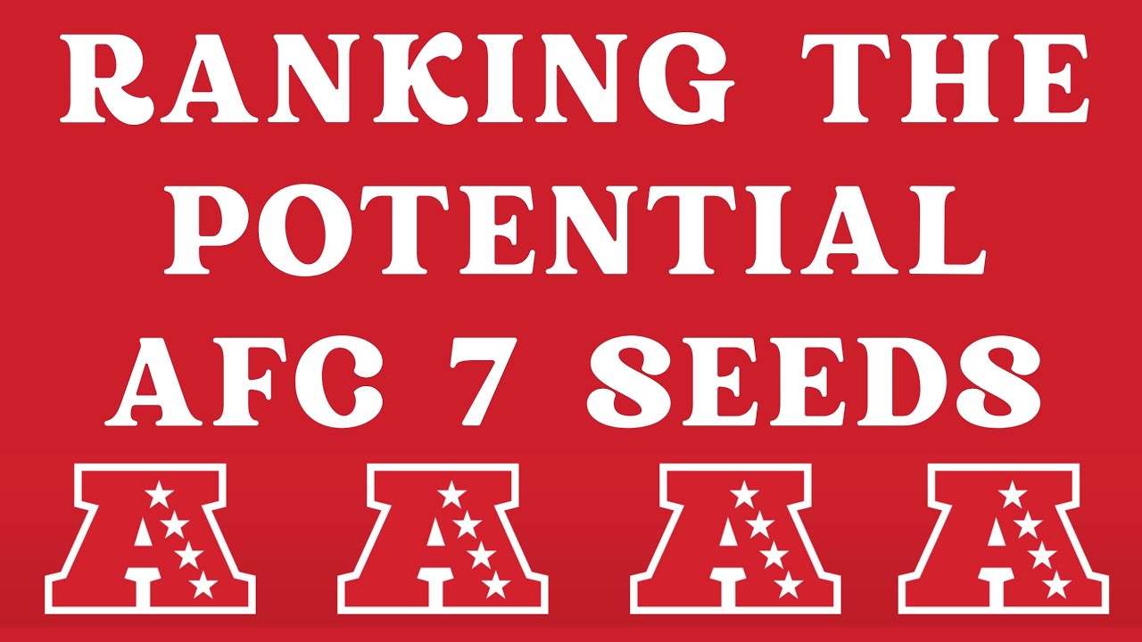 RANKING THE POTENTIAL AFC 7 SEEDS - YouTube