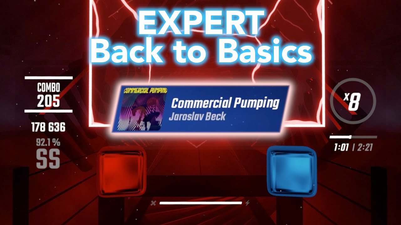 Beat Saber | J Beck | Commercial Pumping | Expert - No Arrows - YouTube