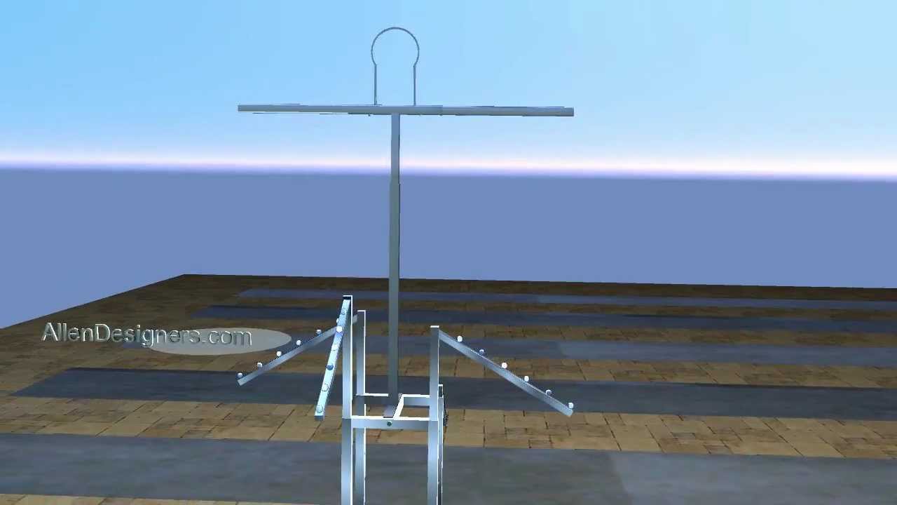 Garment Racks, Clothing Racks, T Shirt Displayer, .avi - YouTube