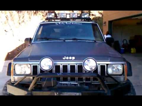 Jeep Cherokee xj rear 4 link - YouTube