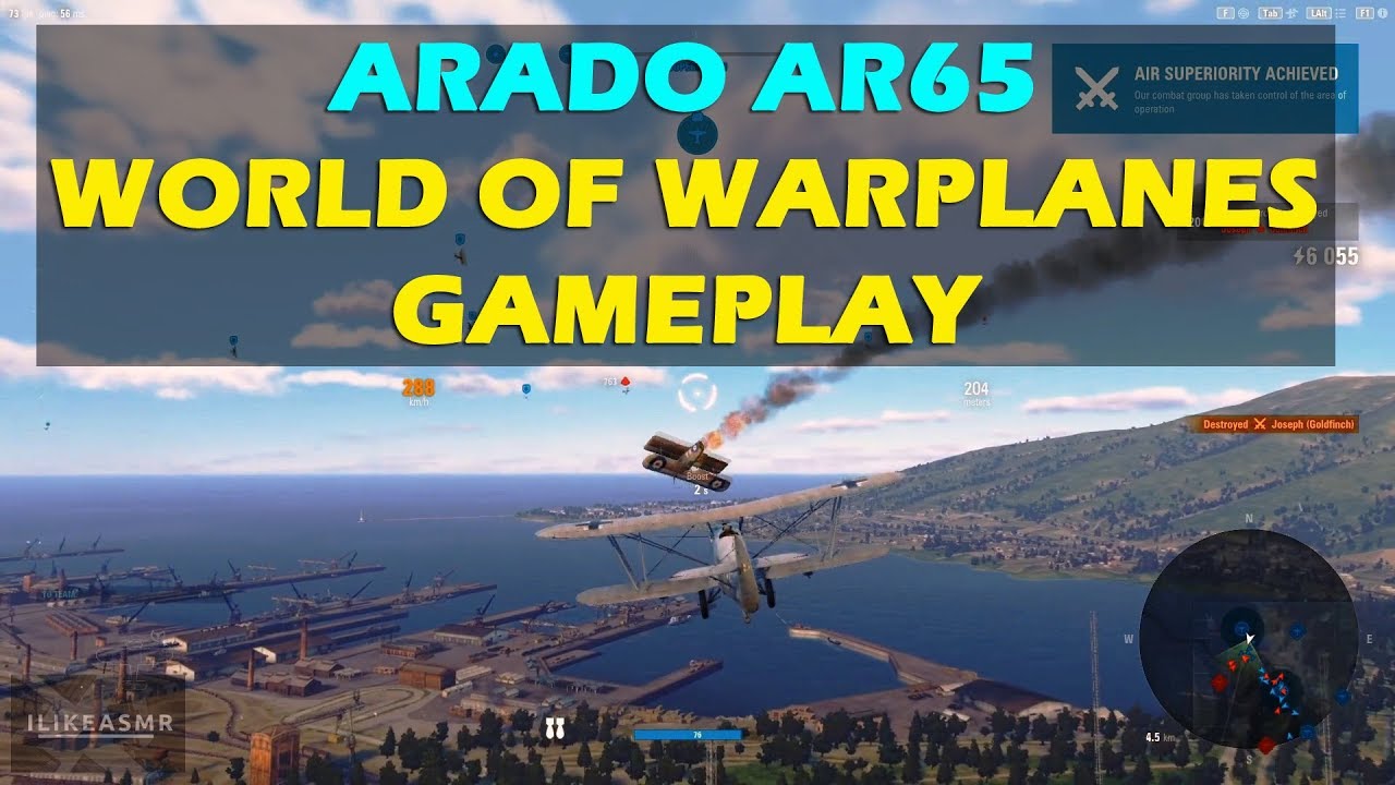 1931 Arado Ar 65 Kill Streak - World of Warplanes - YouTube