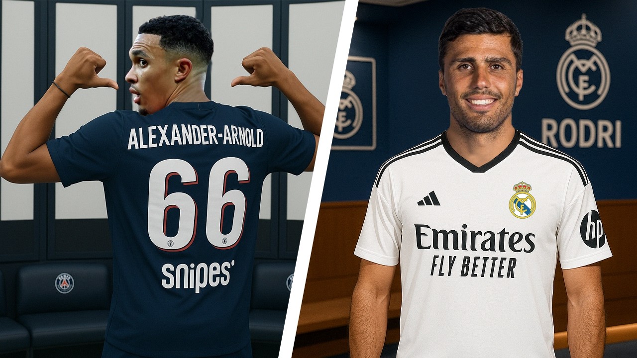 🚨 MADRID STEALING RODRI?! PSG RUINS TRENT’S MOVE TO REAL MADRID ...