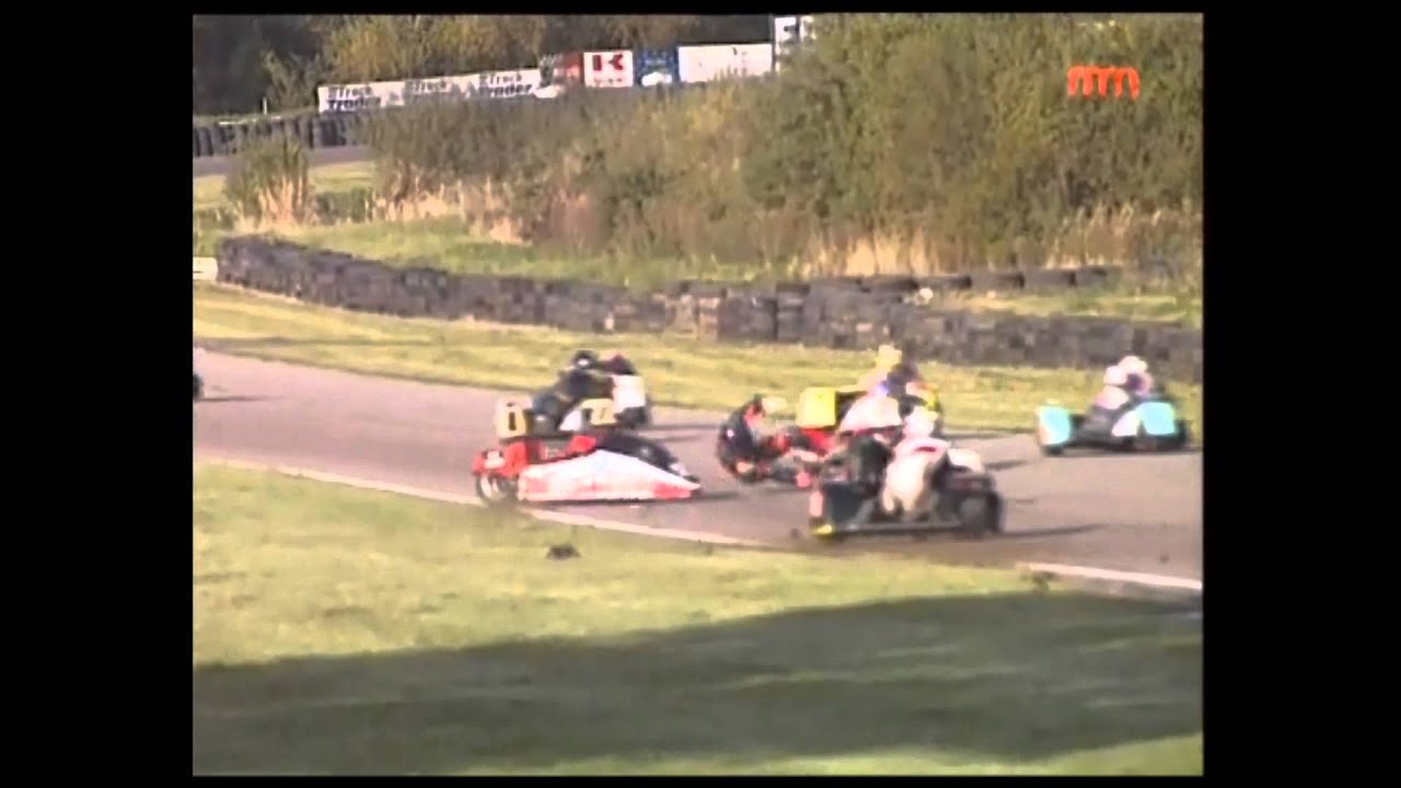 Sidecar crashes - YouTube