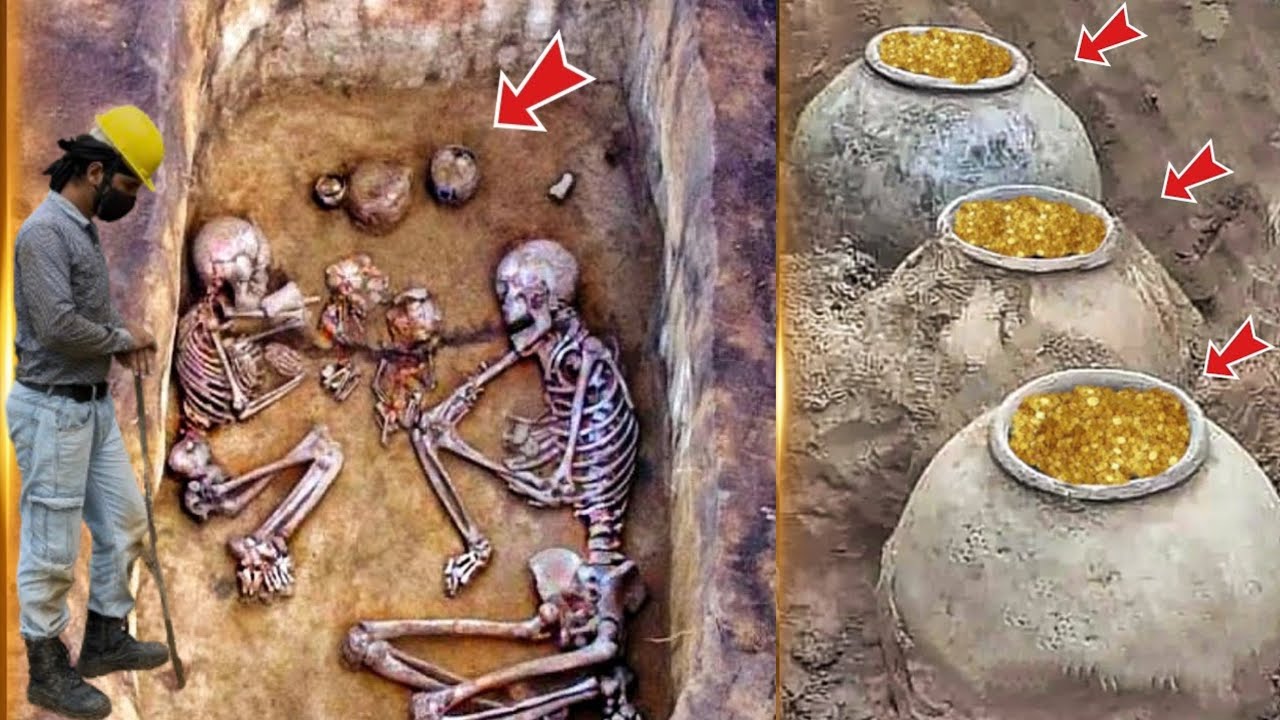 We found a burial chamber full of treasures with a metal detector ...