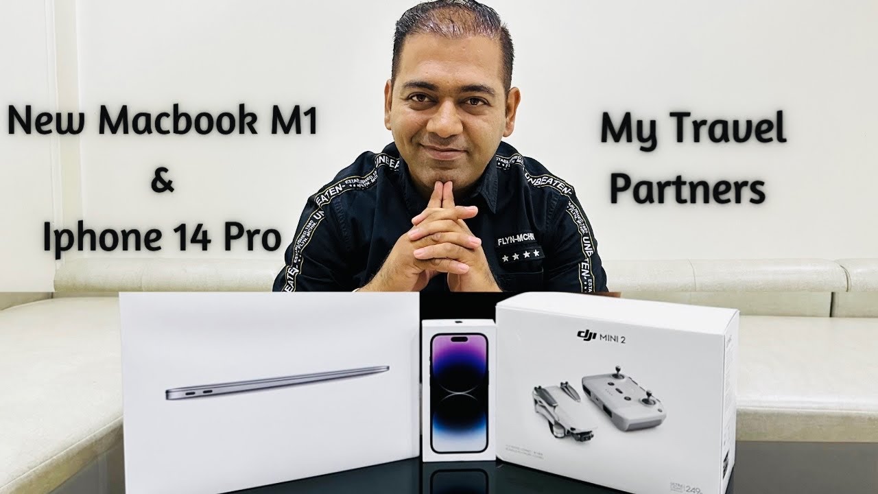 Bought IPHONE 14 pro & MACBOOK M1 || Gadgets i use to vlog - YouTube