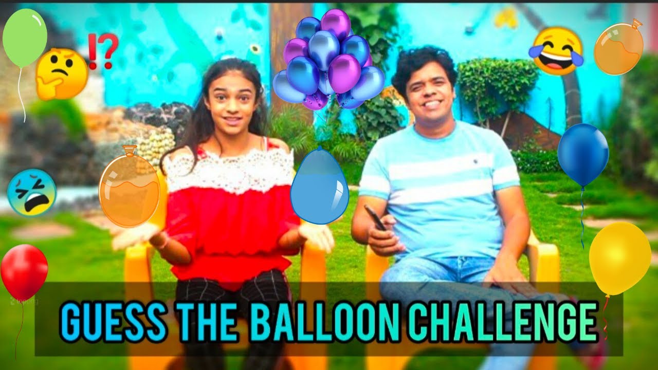 Guess The Balloon Challenge | Air Vs Water Balloon | ROBOGIRL MUSKAN ...