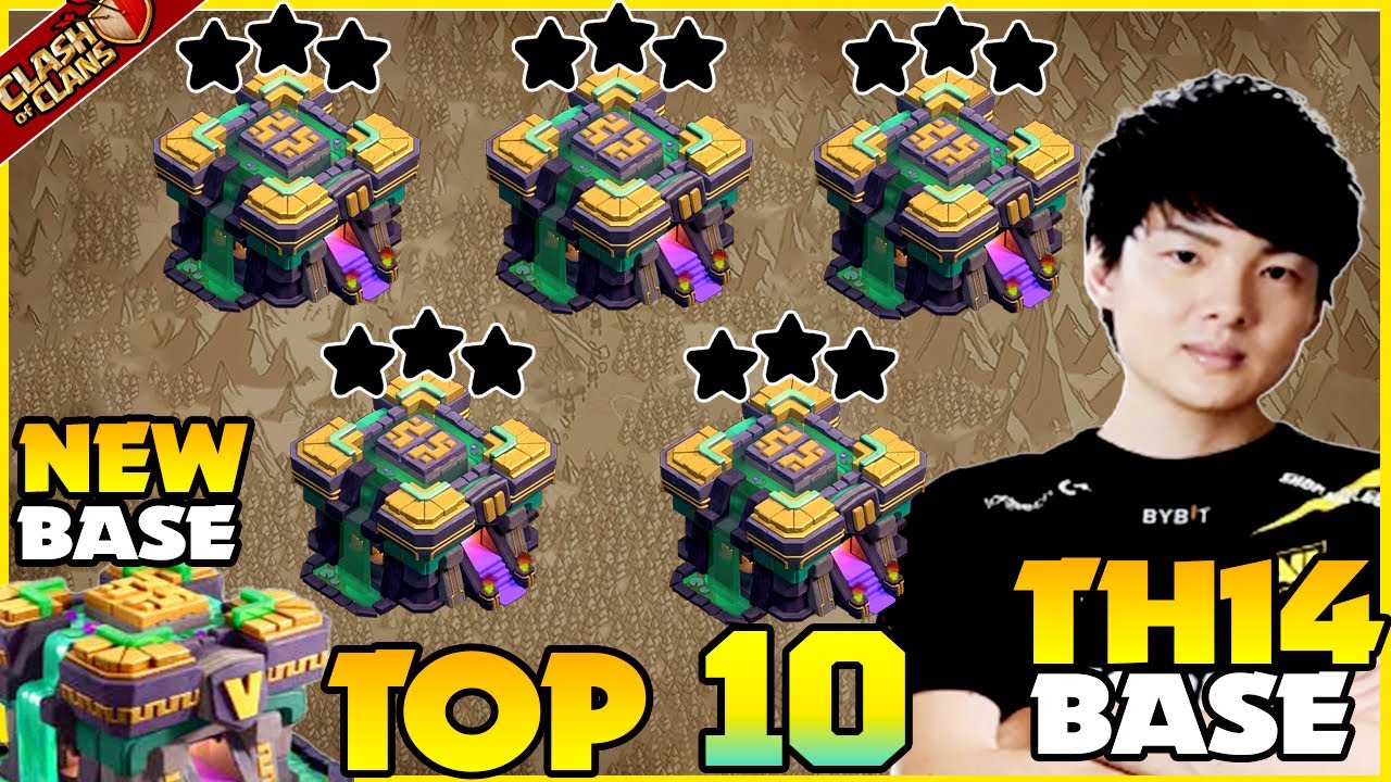 TOP 10 TH14 WAR BASE LINK Only - Best TH14 CWL Base With Link 2023 ...