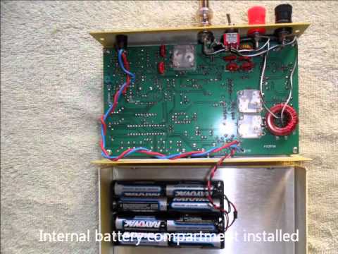 Hendricks PFR-3A QRP CW Radio by YS1RS - YouTube