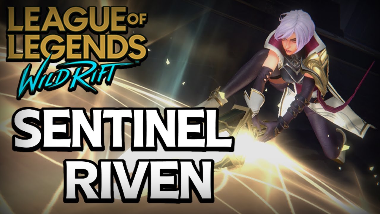 Sentinel Riven Skin Spotlight | League of Legends : Wild Rift - YouTube
