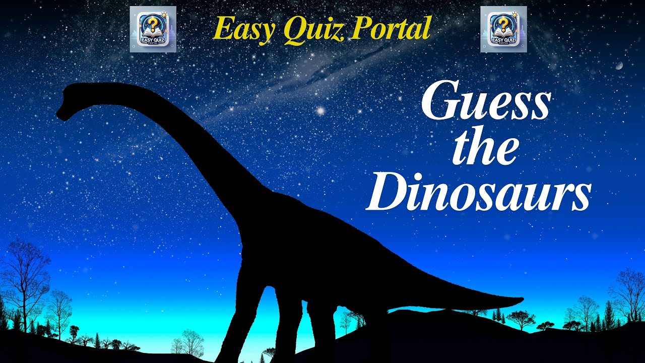 "Guess the Dinosaur 🦖 Fun Quiz - Dive into the prehistoric world # ...