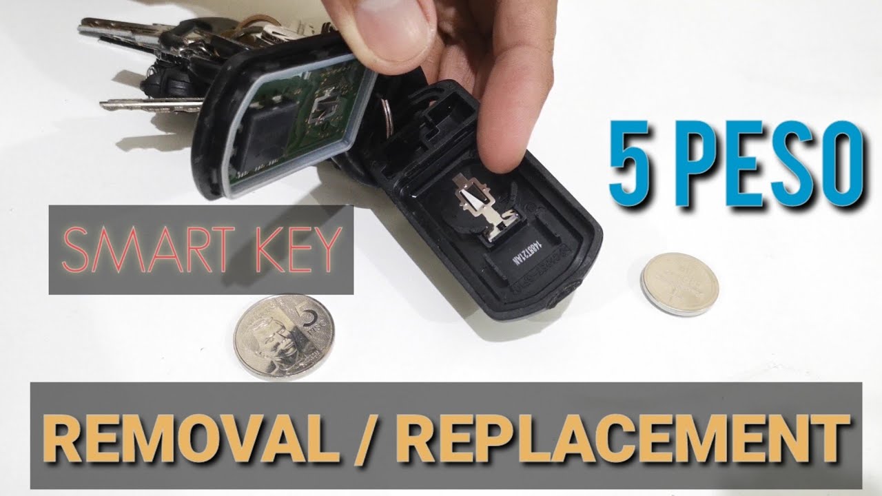HONDA CLICK SMART KEY BATTERY GUIDE| REMOVAL|REPLACEMENT SO EASY - YouTube