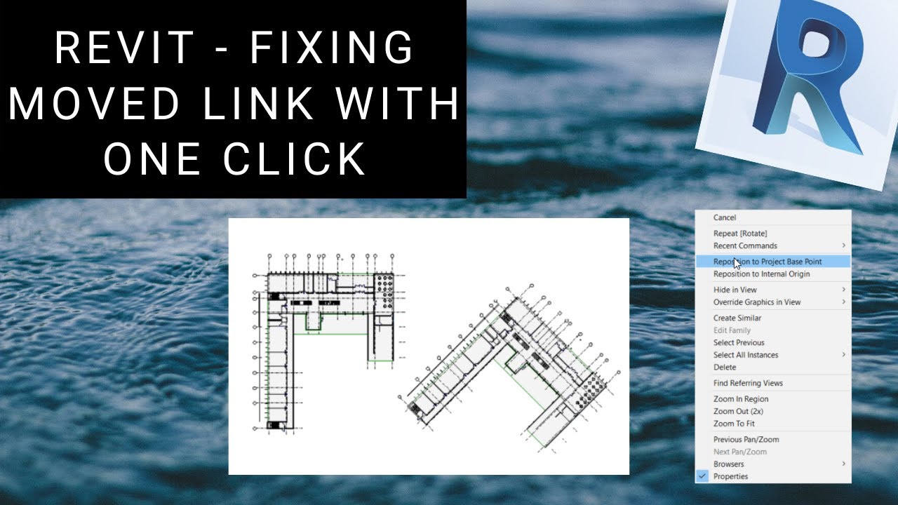 Revit | Fixing Link Location with One Click | BIM Coordination - YouTube
