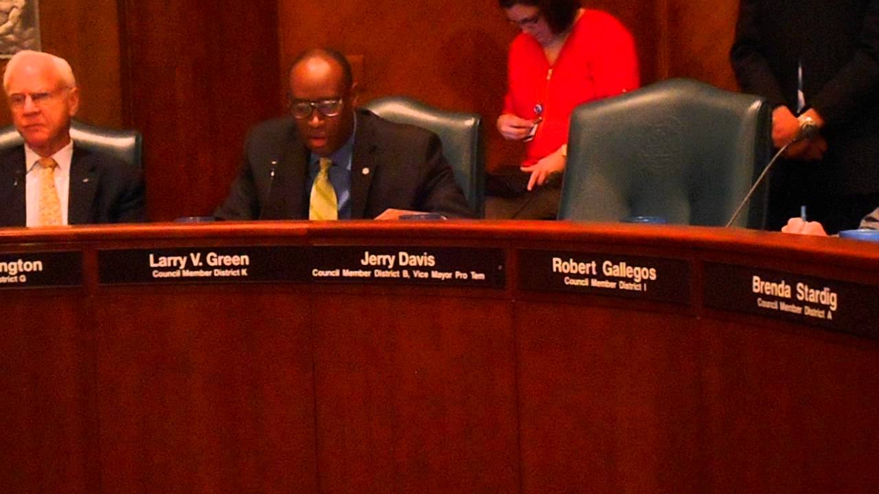 Houston Council Member Larry Green with news of District K July 23 2014 ...