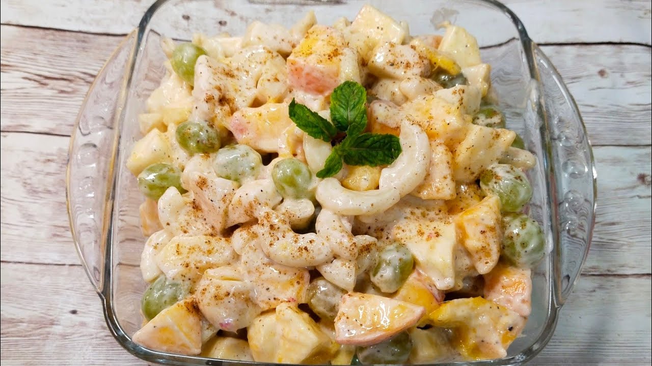 Fruits Mecroni Salad Recipe | How to make Creamy Mecroni Salad 🥗 ...