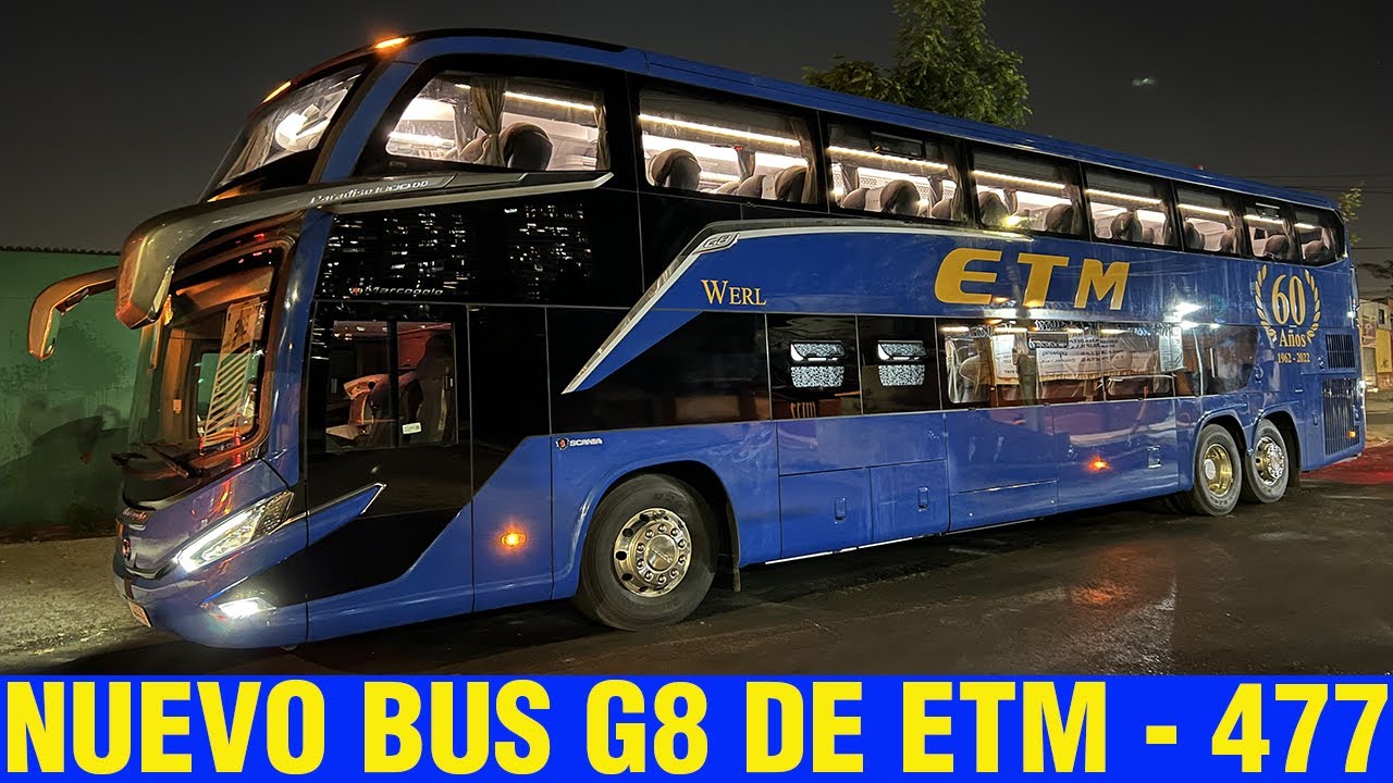 Marcopolo Paradiso 1800 DD G8 - Scania K400 - ETM (Interior y Exterior ...