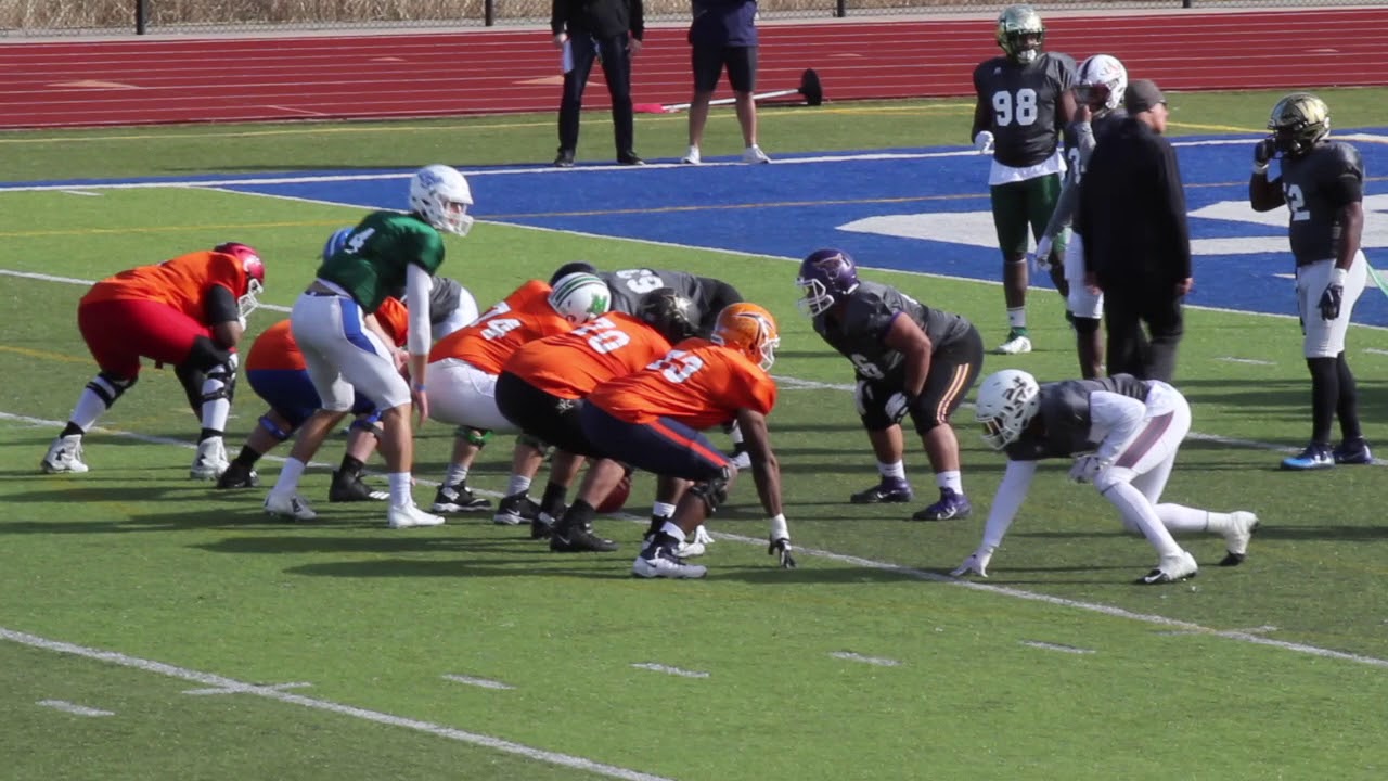 2019 College Gridiron Showcase - Day 3: Wranglers O vs Desparados D - 9 ...