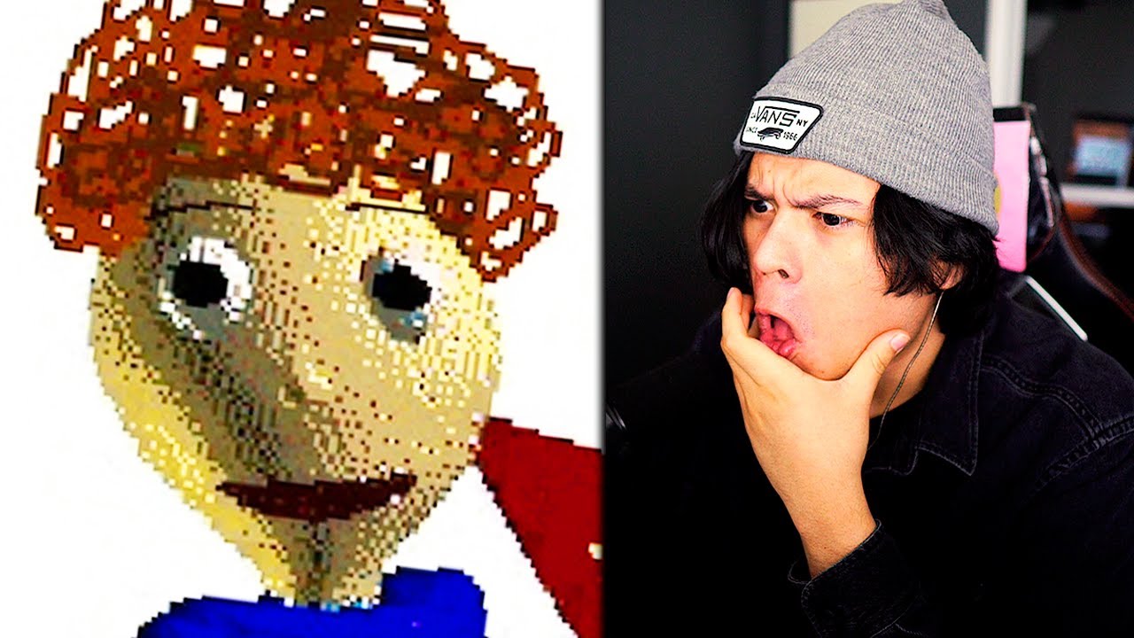 Un JUEGO de TERROR donde BALDI'S tiene PELO 😨😨😨 - Baldi´s Basics - YouTube