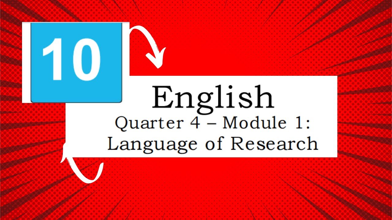 ENGLISH 10 QUARTER 4 MODULE 1| Pre-Assessment - YouTube