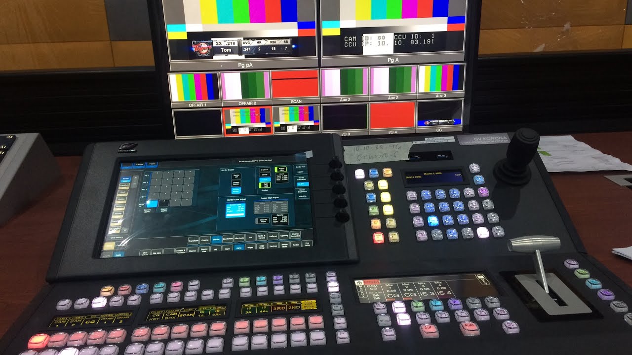 GV Korona Production switchers from Grass Valley EP.1 อบรมสวิตเซอร์ ...