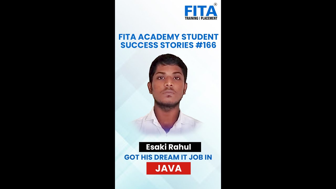 J2Ee Training in Chennai 💻| FITA Academy | ⭐Best Java Training ...