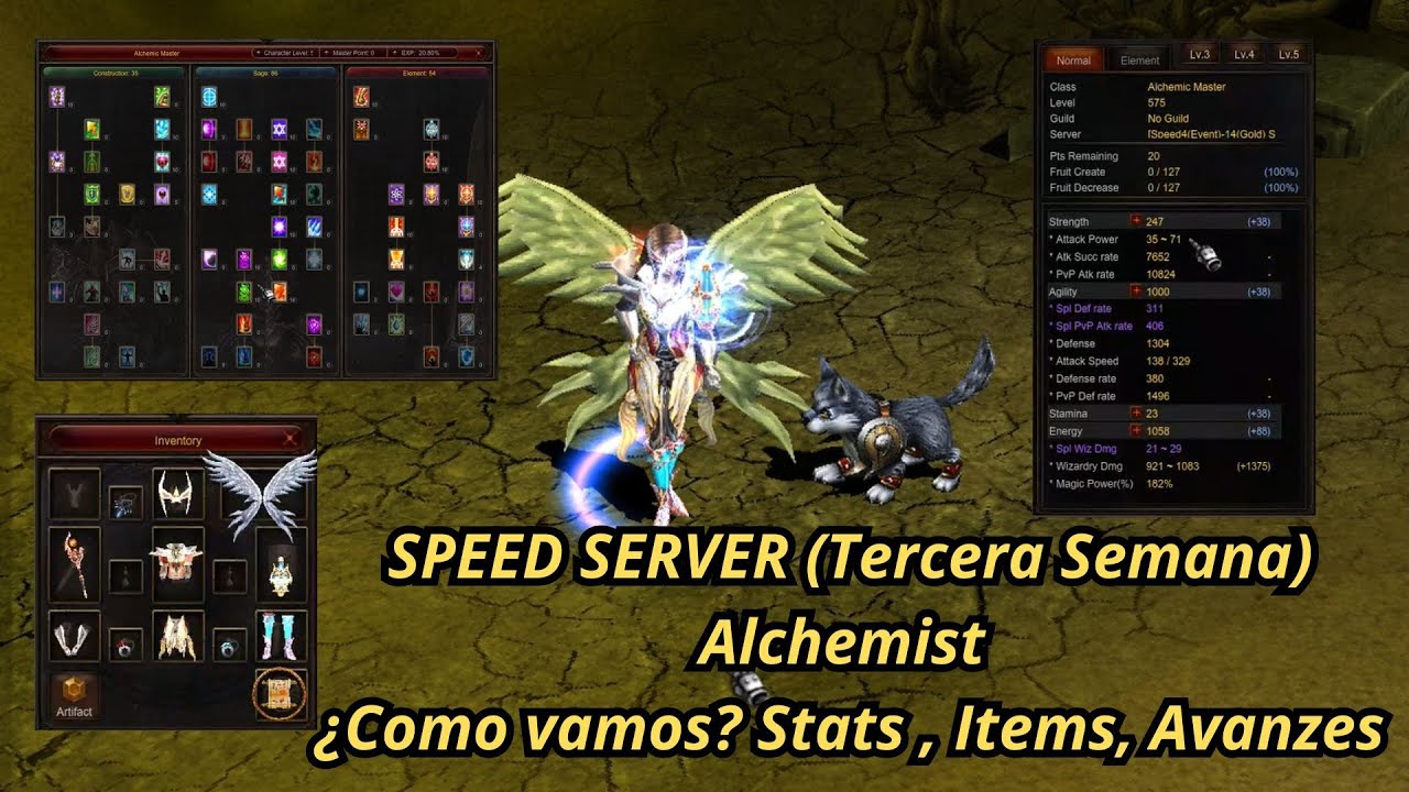 Mu Online Server Speed: Alchemist SIN WCOIN Tercera Semana! Avances ...
