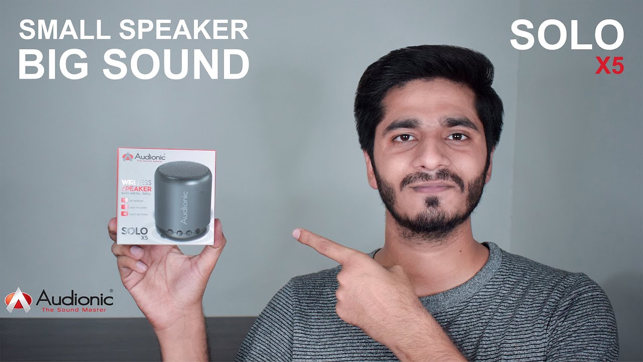 Audionic Solo X5 Mini Bluetooth Speaker | Unboxing & Sound Test | Small ...