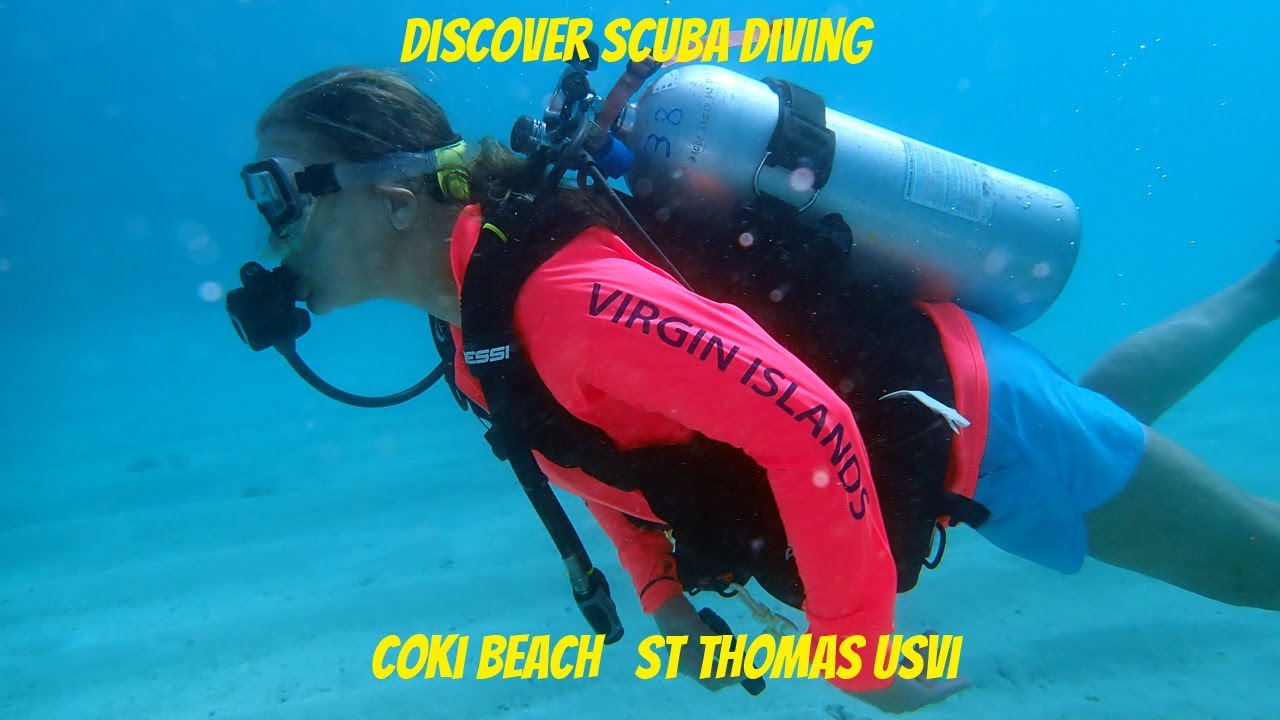 Discover Scuba Dive: Coki Dive Center St Thomas - YouTube