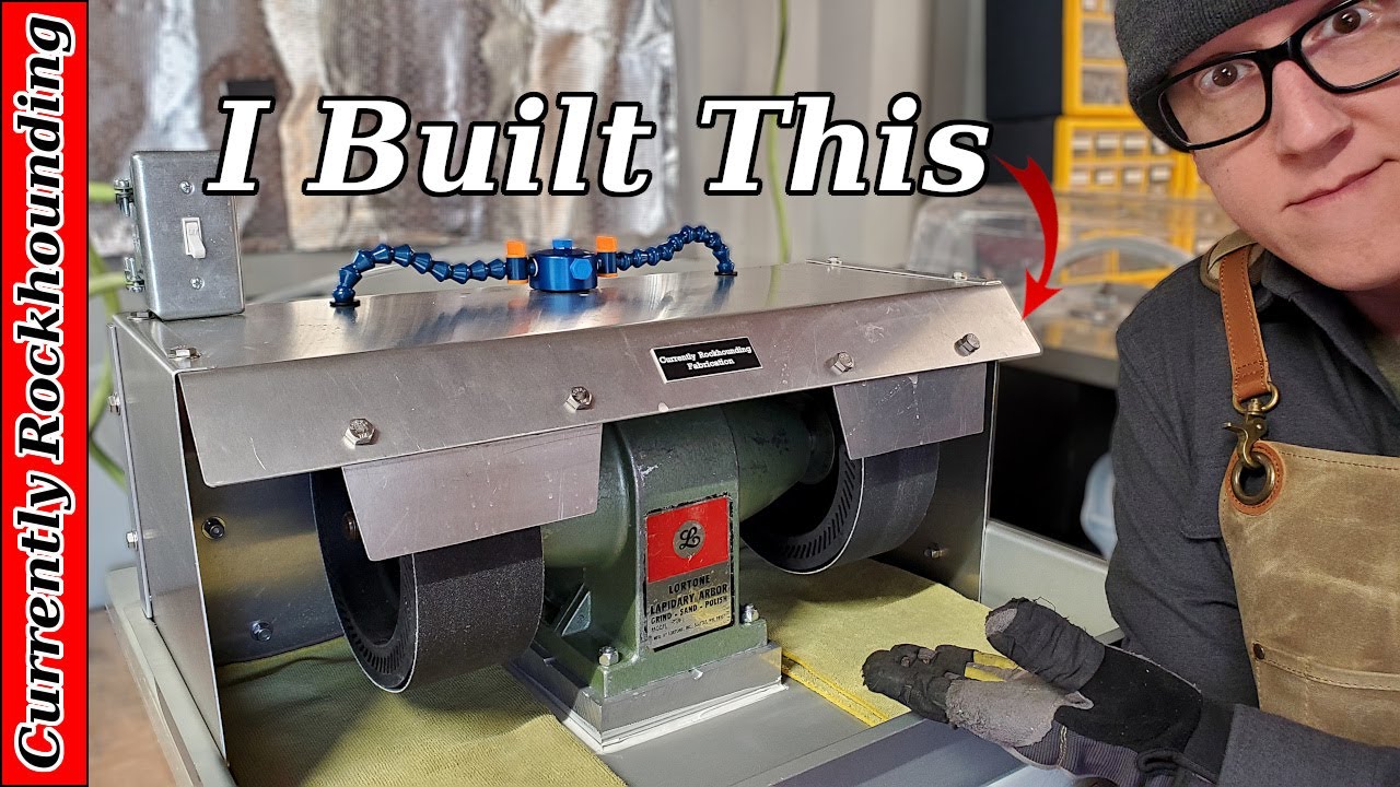 My Homemade Lapidary Arbor // Better Than Store Bought - YouTube