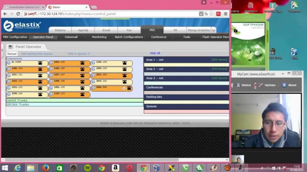 tutorial Central telefónica con elastix, completo!!, ata, sofphone, android, videollamada. - YouTube